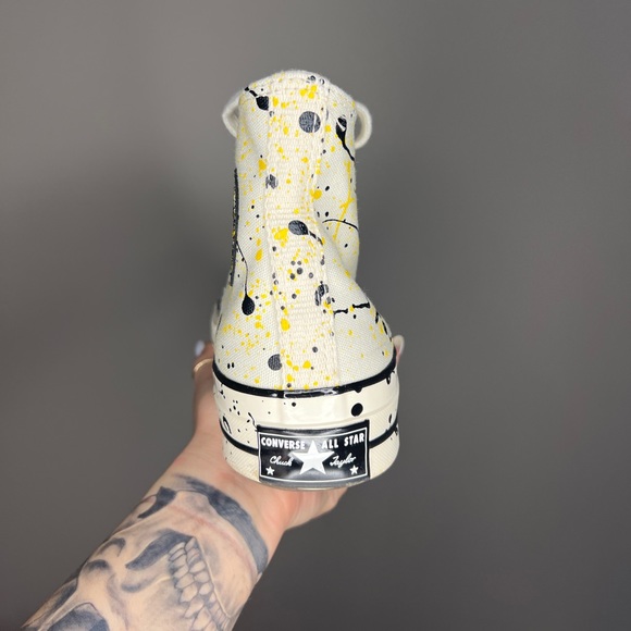 Converse | Shoes | Converse Chuck 7 Splatter Hightop Sneakers | Poshmark